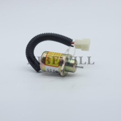 China SA-4569-T Engine Fuel Stop Solenoid 12V for Excavator Bulldozer Construction Machine Parts for sale