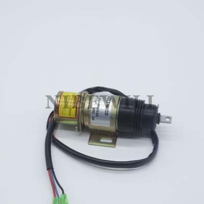 China MV2-17A X 8180-0520 Fuel Shutdown Solenoid For Hitachi Excavator 24V for sale