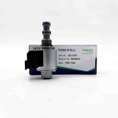 China Solenoid Valve Spool 252-0737 for Excavator Bulldozer Construction Machinery 24V for sale