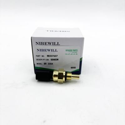 China RE537637 Coolant Temperature Sensor for Excavator Bulldozer Construction Machinery OEM Quality for sale