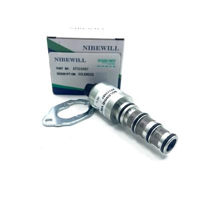 China AT310587 Hydraulic Solenoid Valve for John Deere 210LE 410J 315SJ Backhoe Loader 24V for sale