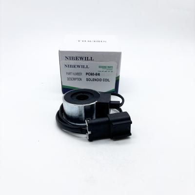 China 203-60-56560 OEM and New Solenoid Valve Coil for Komatsu PC60-6 PC70-6 PC100-5 PC130-5 for sale
