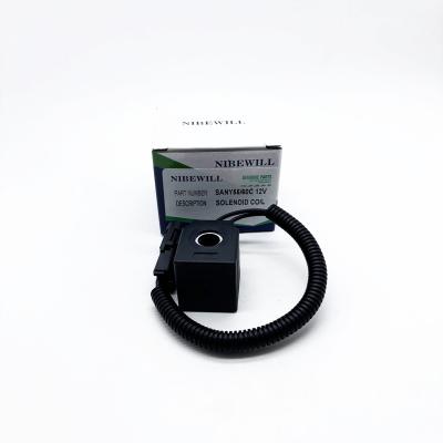 China Solenoid Valve Coil 092601130 for Sany Excavator SY55 60 65 SY135 215C 365 for sale