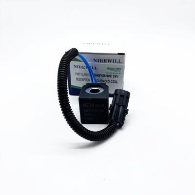 China Sany Solenoid Valve Coil 1010048-106 for SANY55/60/75/135/215/235-8-9 Excavator for sale