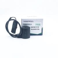 China Solenoid Valve Coil SY55-10 SY60-10 12V 24V 16mm 42mm for Excavator Construction Machinery for sale