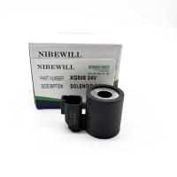 China Solenoid Valve Coil 24V DC 13mm ID 37mm Height for XG806 Excavator 4301864 4303724 for sale