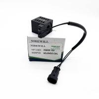 China XGMA XG822 Excavator Solenoid Valve Coil 24V Replacement Part for sale