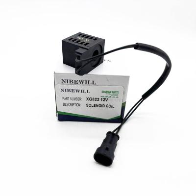 China XGMA XG822 Excavator Solenoid Valve Coil 24V Replacement Part for sale