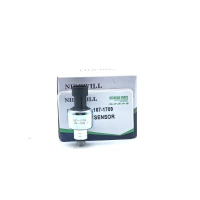 China 167-1709 Oil Pressure Sensor for Caterpillar Motor Grader 120H 160H 12V for sale