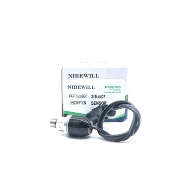 China New Pressure Sensor 319-4407 for Excavator E320E E320D2 E312D2 24V Hydraulic Parts for sale