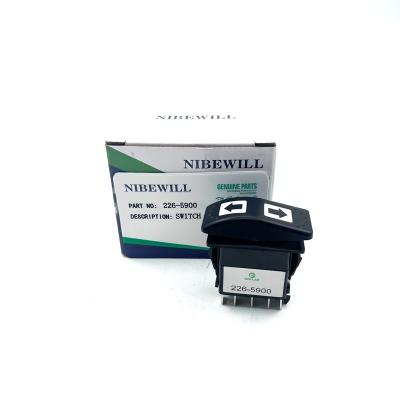 China Caterpillar 226-5900 Turn Signal Rocker Switch for 216B 226B 232B Construction Machinery for sale