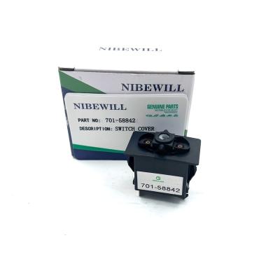 China JCB Panel Button 701/58842 Rocker Switch for Excavator Bulldozer Construction Vehicle Parts for sale