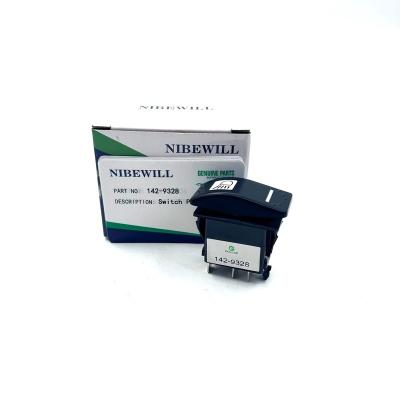 China Front Work Light Rocker Switch Assembly 142-9328 for Excavator Bulldozer 12V 24V for sale