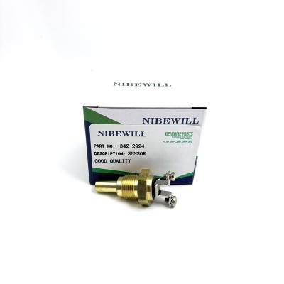 China 342-2924 Water Temperature Sensor for Excavator E320B E330C 12V 24V for sale