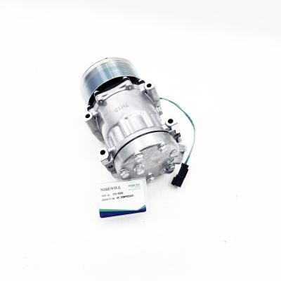 China 372-9295 3729295 Air Conditioning Compressor for Cater-pillar 320D 320D2 323D2 329E 323F 330F Excavator SD7H15 12PK 24V R134a for sale