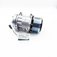 China 372-9295 3729295 Air Conditioning Compressor for Cater-pillar 320D 320D2 323D2 329E 323F 330F Excavator SD7H15 12PK 24V R134a for sale