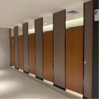 China Waterproof High Pressure Laminate Toilet Partitions AOGAO HPL Cubicles for sale