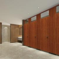 China Waterproof High Pressure Laminate Toilet Partitions AOGAO HPL Cubicles for sale