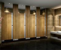 China Anti Vandal Toilet Partition Cubicle 12mm-25mm Commercial Bathroom Partitions for sale