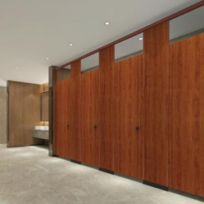 China European Standard Toilet Cubicle Walls 18mm Thickness HPL Cubicle for sale