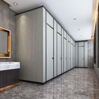 China European Standard Toilet Cubicle Walls 18mm Thickness HPL Cubicle for sale