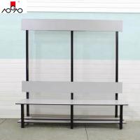China Customizable HPL Table Top Red Workbench HPL Top Glossy Surface for sale