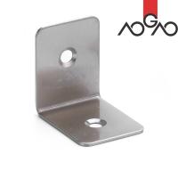 China Square Beveled Partition Door Hardware SS Bathroom Partition Accessories for sale