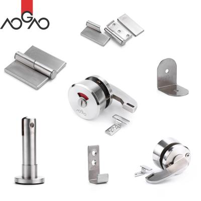 China Customizable Commercial Bathroom Partition Hardware SS304 Bathroom Partition Hinges for sale