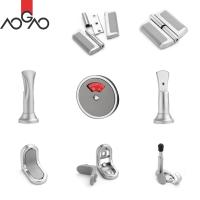 China Standard Bathroom Partition Brackets Black Toilet Cubicle Fittings for sale