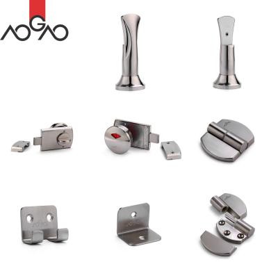 China OEM Global Bathroom Partition Parts Beveled Finish Toilet Partition Latch for sale