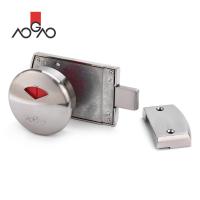 China OEM Global Bathroom Partition Parts Beveled Finish Toilet Partition Latch for sale