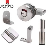 China Stainless Steel Restroom Stall Parts AOGAO Commercial Restroom Partition Hardware for sale