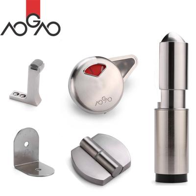 China HPL Toilet Partition Hardware Stainless Steel Bathroom Partition Parts for sale