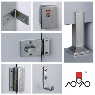 China Easy Maintain Toilet Partition Hardware Customizable Toilet Stall Hardware for sale