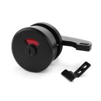 China Black Matte Bathroom Partition Locks Stainless Restroom Stall Locks for sale