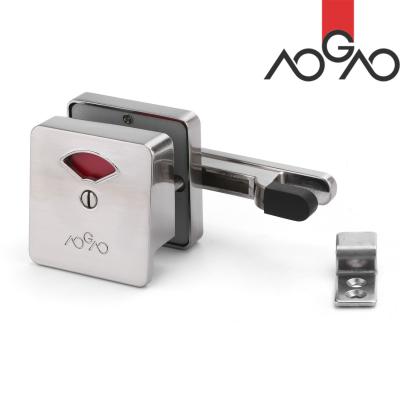 China Zinc Alloy Bathroom Stall Door Locks Anti Fingerprint Restroom Partition Locks for sale