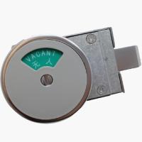 China Zinc Alloy Bathroom Stall Door Locks Anti Fingerprint Restroom Partition Locks for sale
