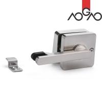 China Zinc Alloy Bathroom Stall Door Locks Anti Fingerprint Restroom Partition Locks for sale