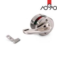 China Anti Fingerprint Toilet Cubicle Door Lock Stainless Steel Bathroom Cubicle Lock for sale