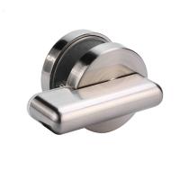 China Stainless Steel Toilet Cubicle Locks Toilet Partition Accessories With Overlap Hinge for sale