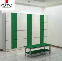 China HPL Multi Layer Combination Metal Gym Lockers With Digital Lock for sale