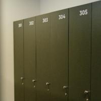 China Rustproof Commercial Gym Lockers AOGAO HPL Gym Style Lockers for sale