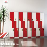 China Wood Bespoke Gym Lockers Rustproof Fitness Connection Lockers for sale