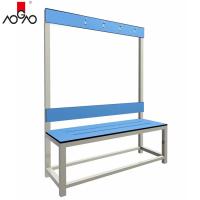 China Laminate HPL Bench Underwater Pool Waterproof Maple Swimming Pool Bench for sale