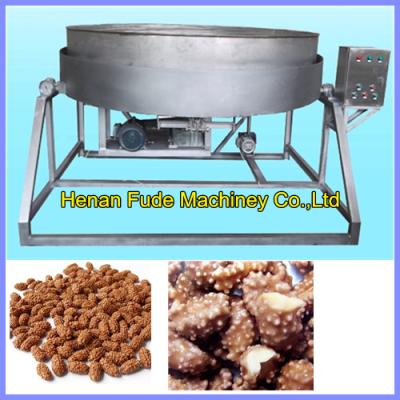 China Cocoa peanut coating machine, sticky sugar peanut coating machine for sale