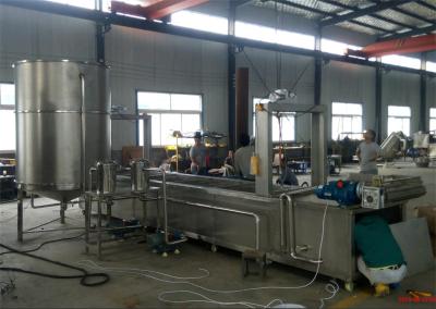 China peanut frying line 1t/h, peanut frying machine，peanut seasoning machine for sale