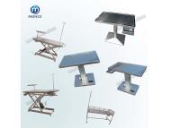 China Medical Vet Exam Table Stainless Steel Column Weighing And Surgical Treatment Table for sale