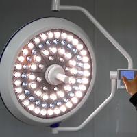 China Double Dome Shadowless 180000 Lux LED OT Light 70cm LED Operating Room Light for sale