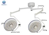 China Medical LED Double Ceiling Mounted Operating Shadowless Lamp Surgical Medical Light for sale
