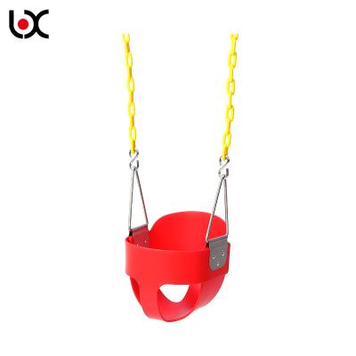 China New Colorful Safe EVA Full Bucket Swing Chair Garden Baby Belt Swing Seat for sale